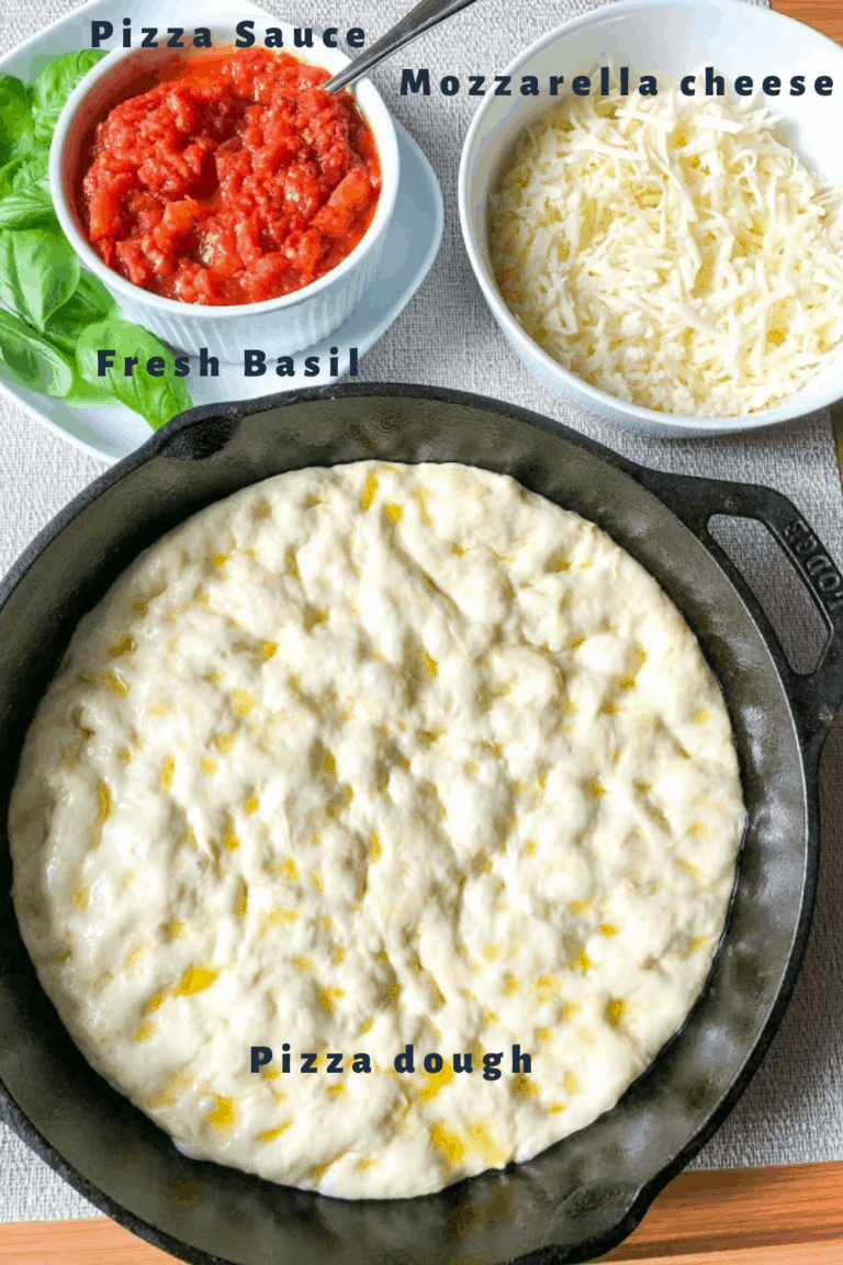 Crispy Cheesy Pan Pizza – Amy's Delicious Mess
