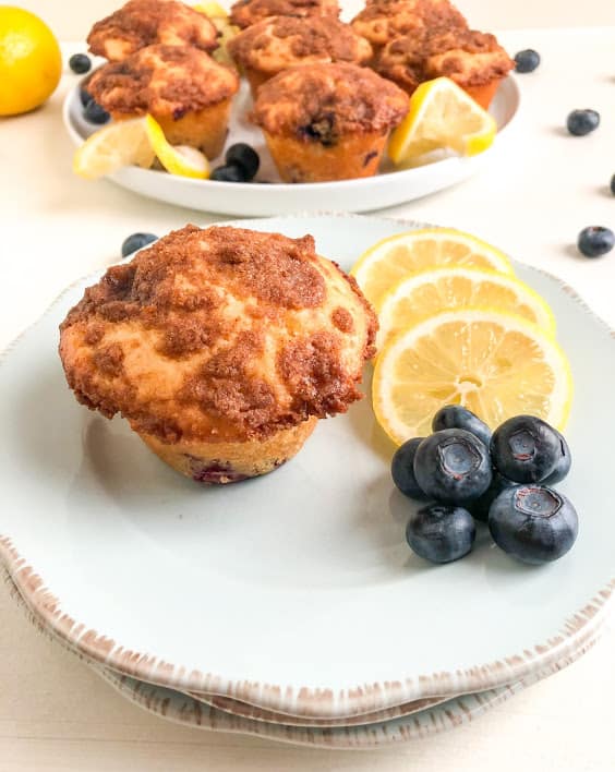 Lemon Blueberry Muffins with Crumb Topping – Amy's Delicious Mess