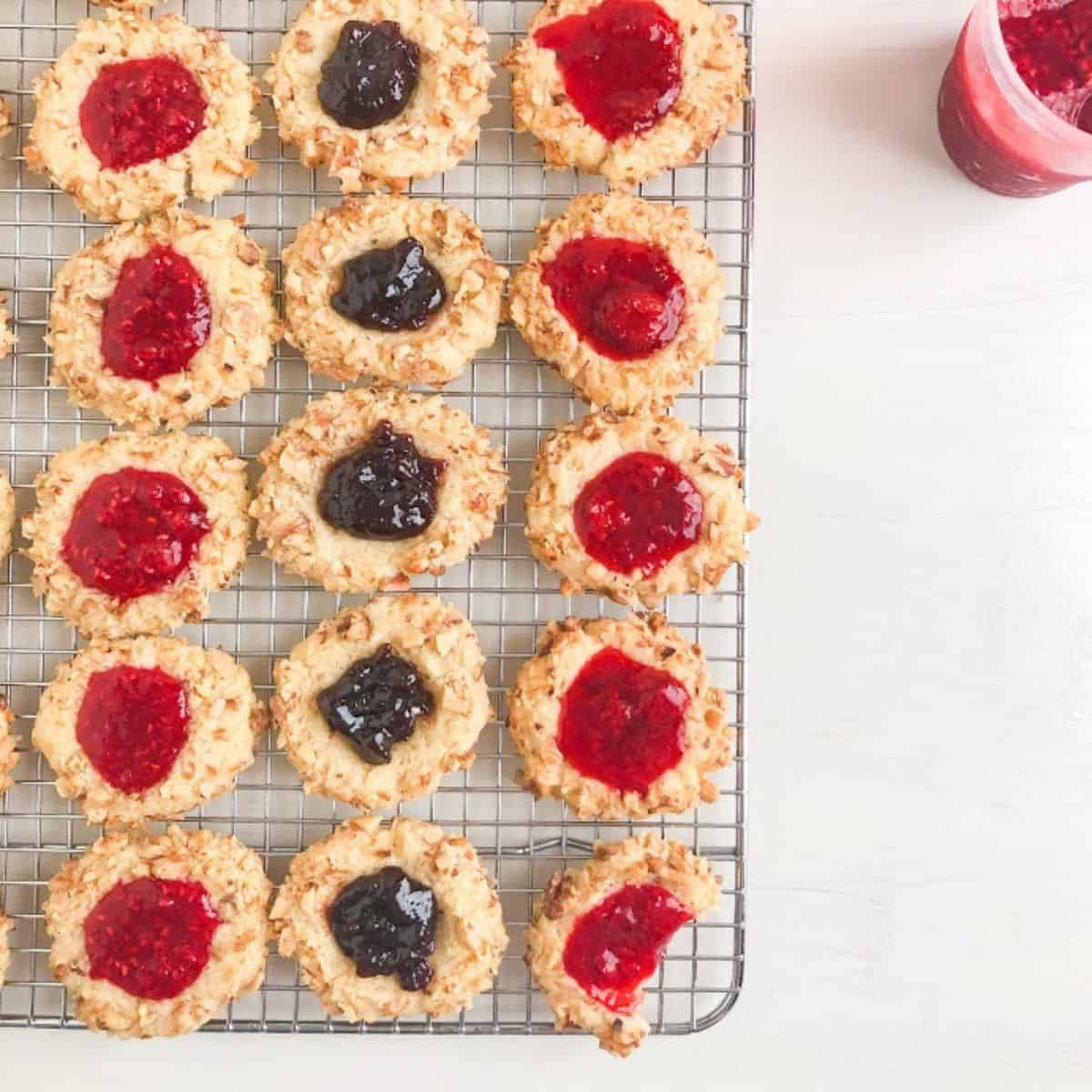 Jam Filled Thumbprint Cookies – Amy's Delicious Mess